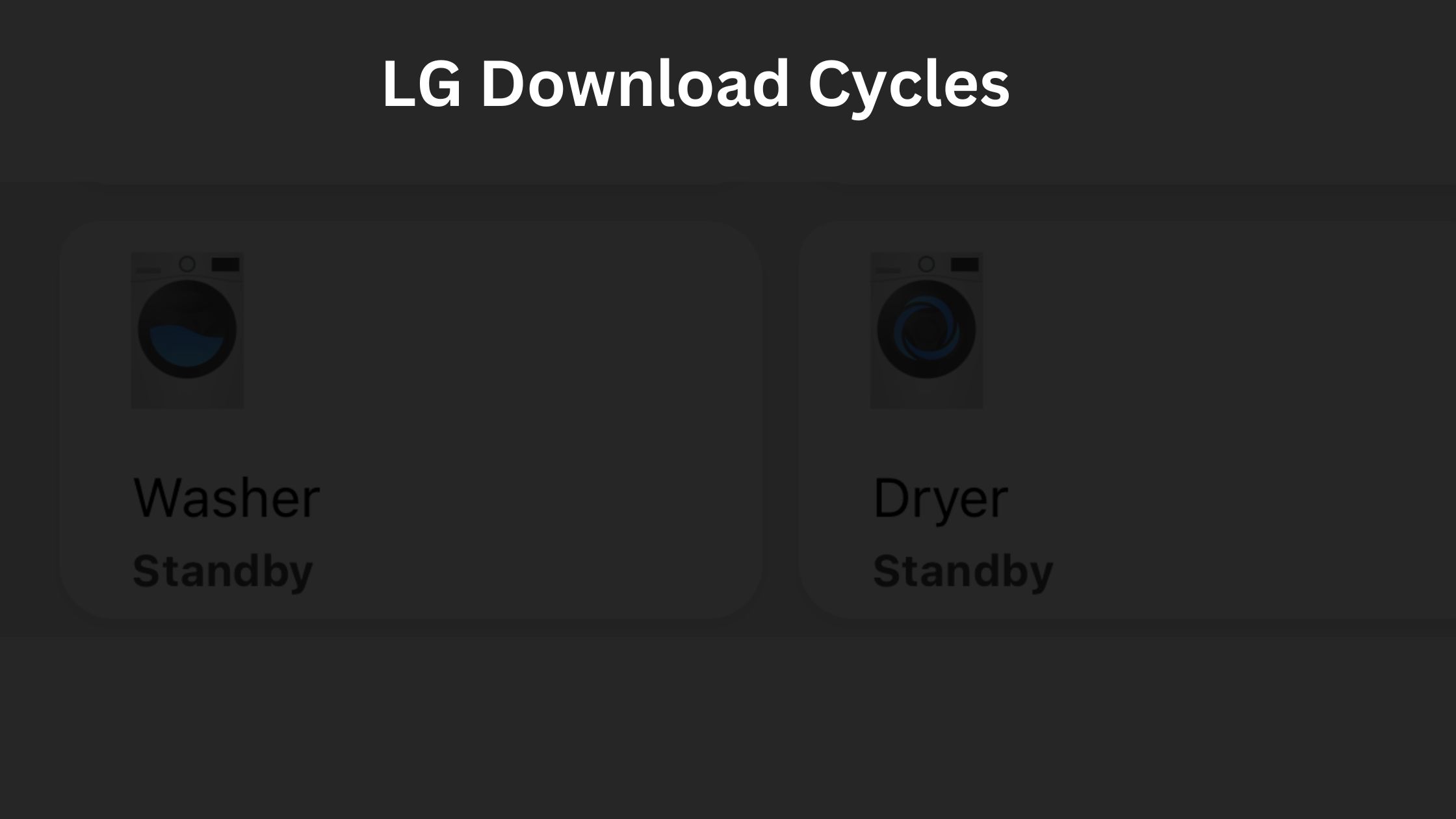 LG Download Cycle List (The Ultimate Guide) – Diary of Spaces