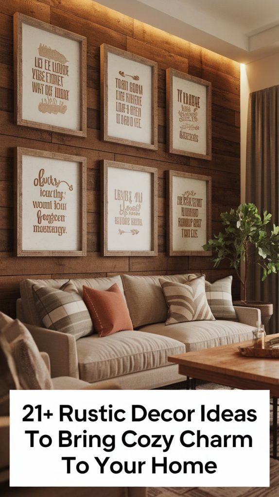 21+ Rustic Decor Ideas to Bring Cozy Charm to Your Home – Diary of Spaces