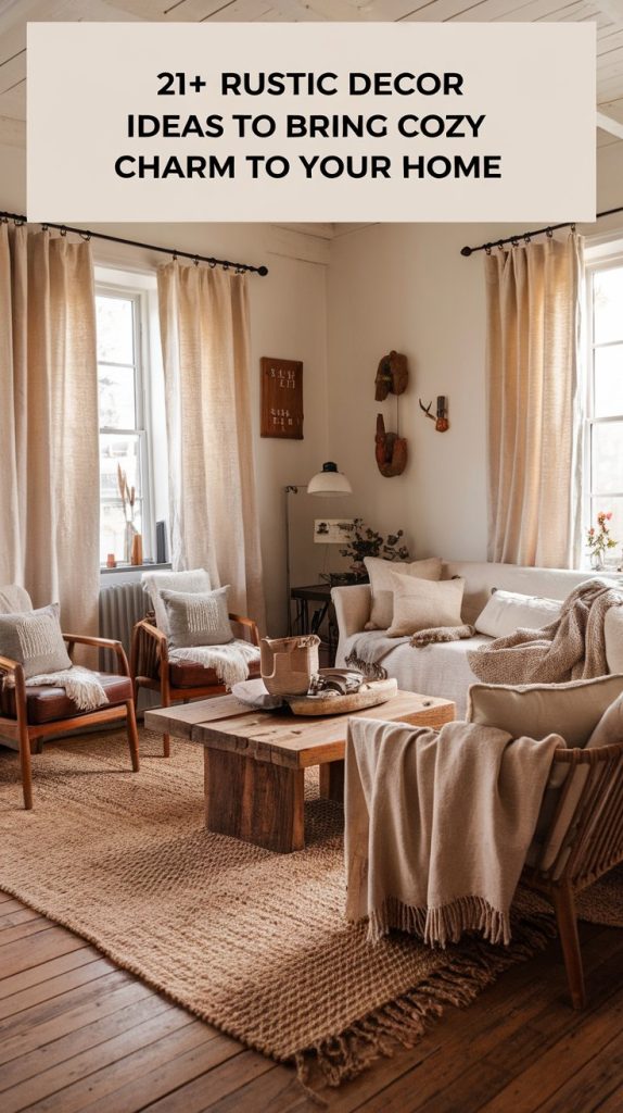21+ Rustic Decor Ideas to Bring Cozy Charm to Your Home – Diary of Spaces