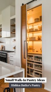25 Brilliant Small Walk-In Pantry Ideas for a Clutter-Free Kitchen ...