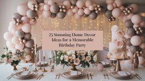25 Stunning Home Decor Ideas for a Memorable Birthday Party – Diary of ...