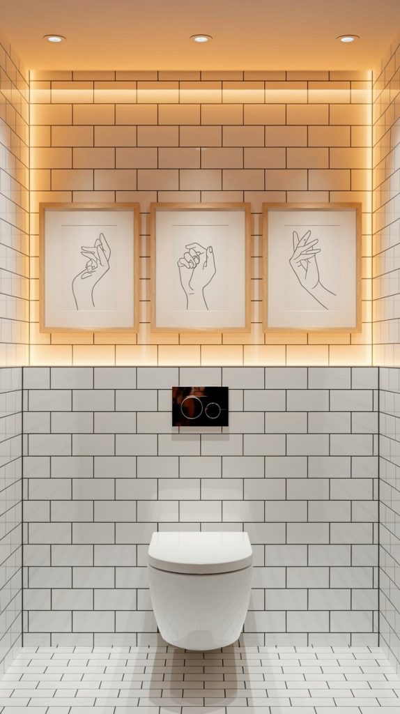 17 Modern Behind Toilet Decor Ideas That Instantly Elevate Your ...